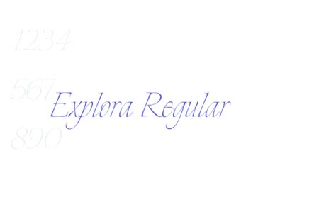 Explora Regular Font Free Download Now