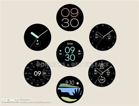 Pixel Watchの様々なスタイルのバンドやウォッチフェイスなど、多量の画像がリーク Texal