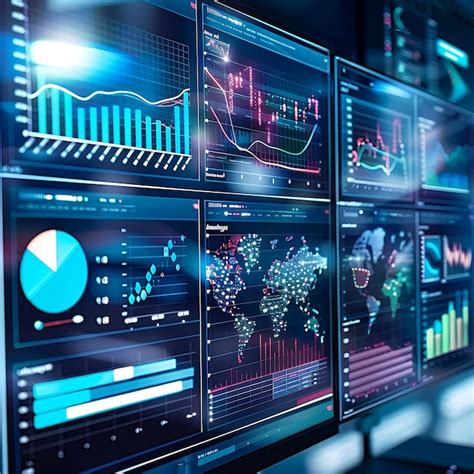 Digital Analytics Dashboard With Key Performance Indicators Premium