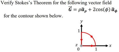 solved verify stokes s theorem for the following vector