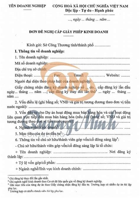 Đăng ký giấy phép kinh doanh hộ gia đình đơn giản
