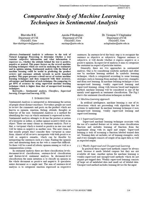 Comparision Sentiment Analysis Pdf Support Vector Machine