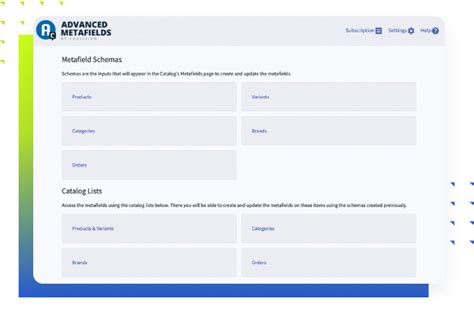 Advanced Metafields Ecommerce App