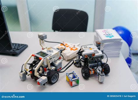 Homemade Robots In The Club Of Robotics And Cybernetics November 10 2022 Balti Moldova