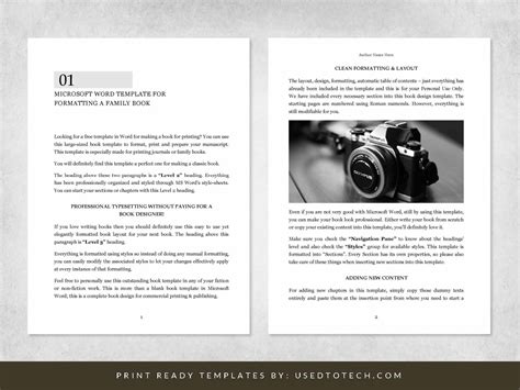 Microsoft Word 2007 Book Template Free Word Template