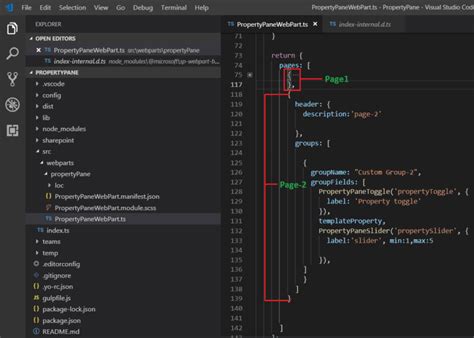 Sharepoint Client Side Web Part Configurable Properties In Property