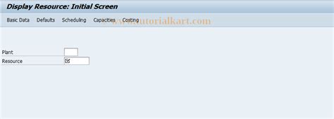 CRC SAP Tcode Display Resource