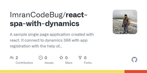 Github Imrancodebug React Spa With Dynamics A Sample Single Page Application Created With