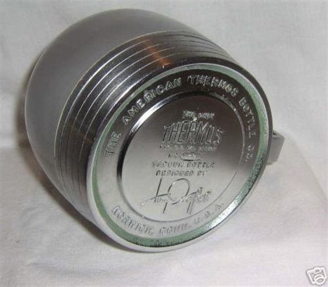 Henry Dreyfuss Art Deco Enamel Thermos Machine Age 1935 25512799