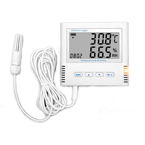 Humidity Temperature Datalogger Temperature Humidity Data Logger Recorder USB Alarm Esg