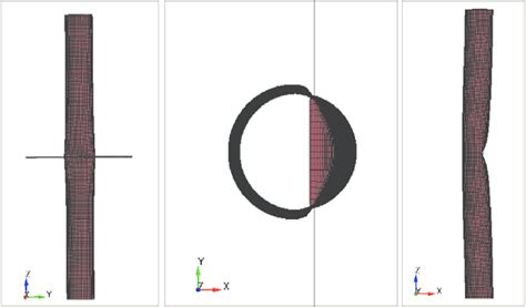 Deformed Configuration Of Fea Model Presented In Fig 4 Download Scientific Diagram