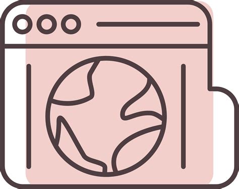 Browser Line Shape Colors Icon Vector Art At Vecteezy