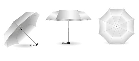Premium Vector Set Of Realistic Mini Umbrella In Various Type