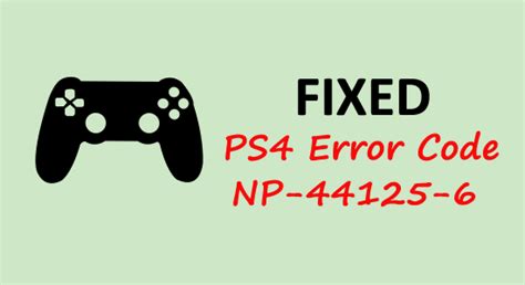 Easy Solutions To Fix PS Error Code NP