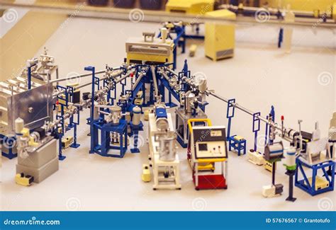 Model Of A Particle Accelerator Stock Image Image Of Energy Elements 57676567