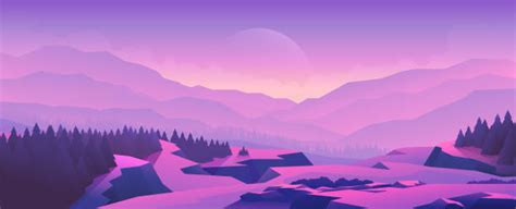 Forest Wide Screen Stock Vectors Istock