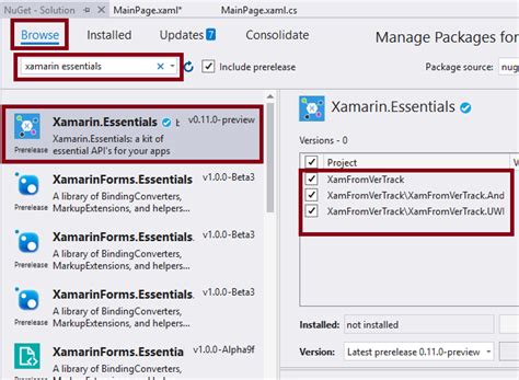 Version Tracking In Xamarinforms Application Using Xamarinessentials
