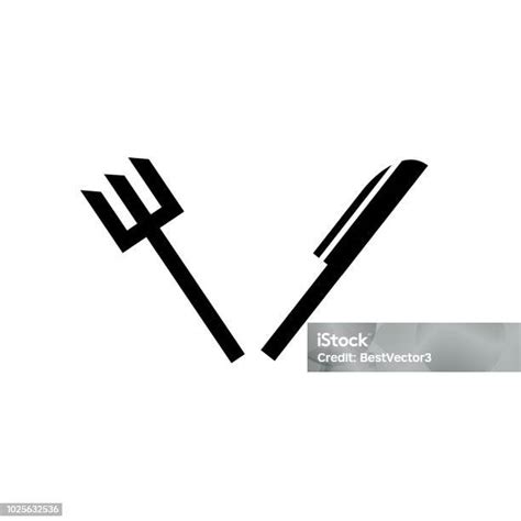 나이프와 포크 아이콘 벡터 기호와 기호 흰색 배경에 고립 된 나이프와 포크 로고 개념 금속에 대한 스톡 벡터 아트 및 기타 이미지 금속 디자인 레스토랑 Istock