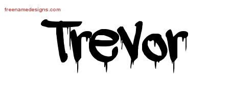 Graffiti Name Tattoo Designs Trevor Free Free Name Designs