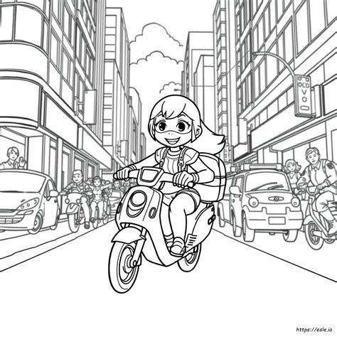 Big Hero 6 Gogo Värityskuvat