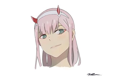 Zero Two Smug Face Darlinginthefranxx
