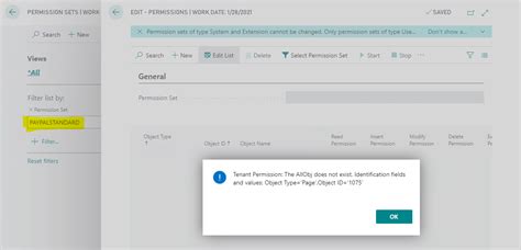 Permission Sets Cannot Be Viewed For Onprem · Issue 5679 · Microsoft