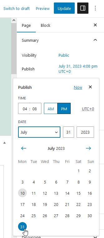 Creating A Revision Classic Block