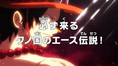 海贼王893集：艾斯最后画面重新登场，将揭开和之国隐藏秘密？动漫