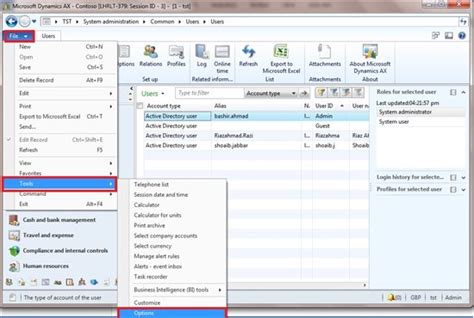 Microsoft Dynamics AX Explore Microsoft Dynamics AX Page