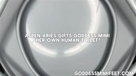 Aspen Aries Ts Goddess Mimi A Human Toilet Goddessmimifeet Clips4sale