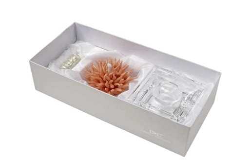 Peach Coral Italian 24 Lead Crystal Base Aromatherapy Diffuser