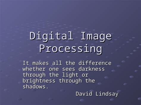 PPT Digital Image Processing Overview DOKUMEN TIPS