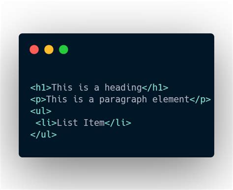 An Introduction To Html Elements Html Elements Serve As The