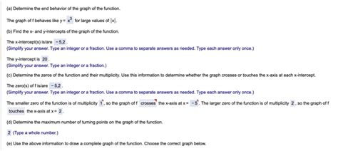 solved graph the polynomial function f x 9x5 48x4 48x