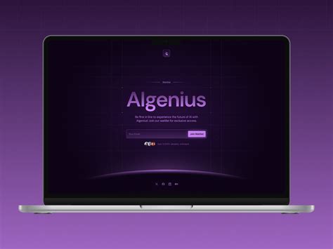 Algenius Waitlist Template • Craftwork