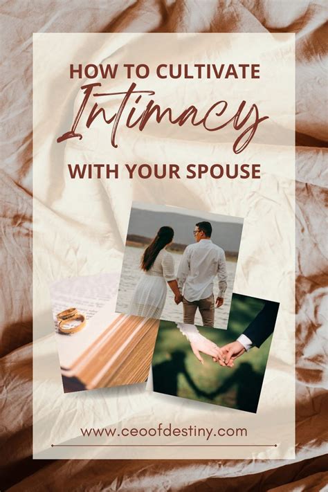 How To Cultivate Intimacy With Your Spouse