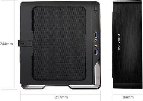 Inwin Chopin Mini ITX Case Black Computers Tech Parts Accessories Computer Parts On