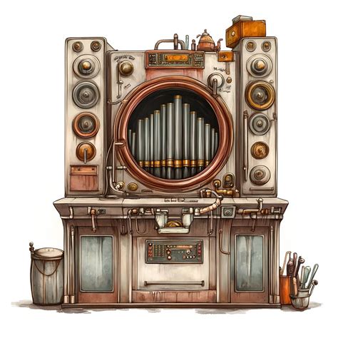 Download Ai Generated Organ Piano Royalty Free Stock Illustration