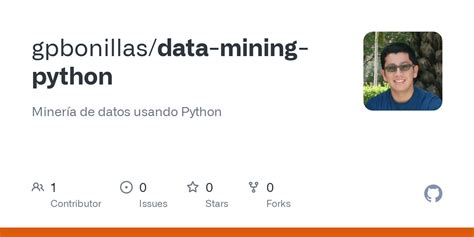 Github Gpbonillasdata Mining Python Minería De Datos Usando Python