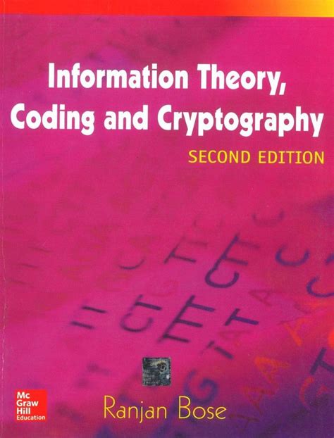 Information Theory Coding And Cryptography Second Edition Bookstation