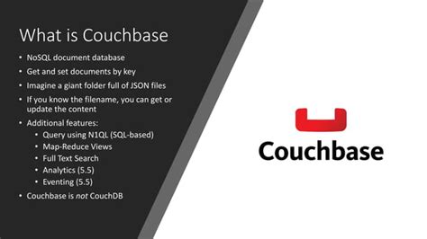 Nosql Data Modeling Using Couchbase Pptx