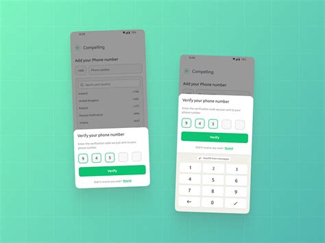Phone Number Verification Ui By Rabbani Rasha Alvy On Dribbble