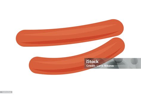 쇠고기 돼지고기 만화 스타일의 사실적인 벡터 일러스트 아이콘의 소시지 흰색 배경에 고립 고기에 대한 스톡 벡터 아트 및 기타 이미지 고기 굽기 끓는 물에 삶기