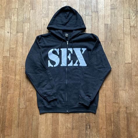 Supreme “sex” Zip Up Hoodie Grailed