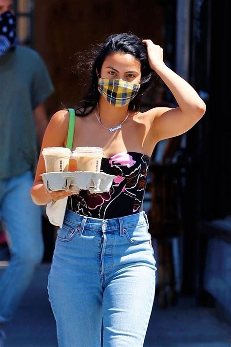 Camila Mendes Street Style Getting Coffee In La 07202020 • Celebmafia
