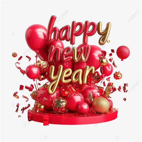 빨간색 배경에 3d 스타일 글자로 새해 복 많이 받으세요 새해 복 많이 받으세요 전단지 안녕하세요 2025 배경화면 Png 일러스트 및 이미지 에 대한 무료 다운로드