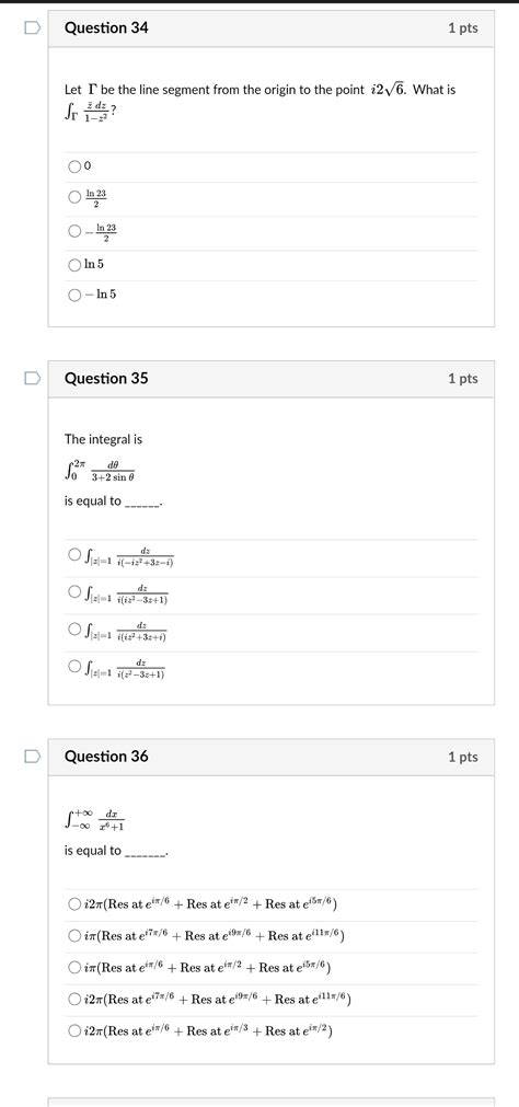 Solved Question Pts Let I Be The Line Segment From The Chegg