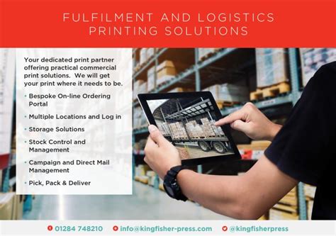 Print Fulfilment Personalised Variable Data Print Kingfisher Press