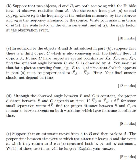 Solved B Suppose That Two Objects A And B Are Both