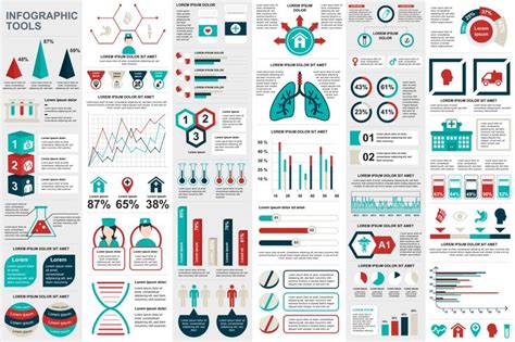 Medical Infographic Elements Data Visualization Vector Design Template Can Be Used For Steps